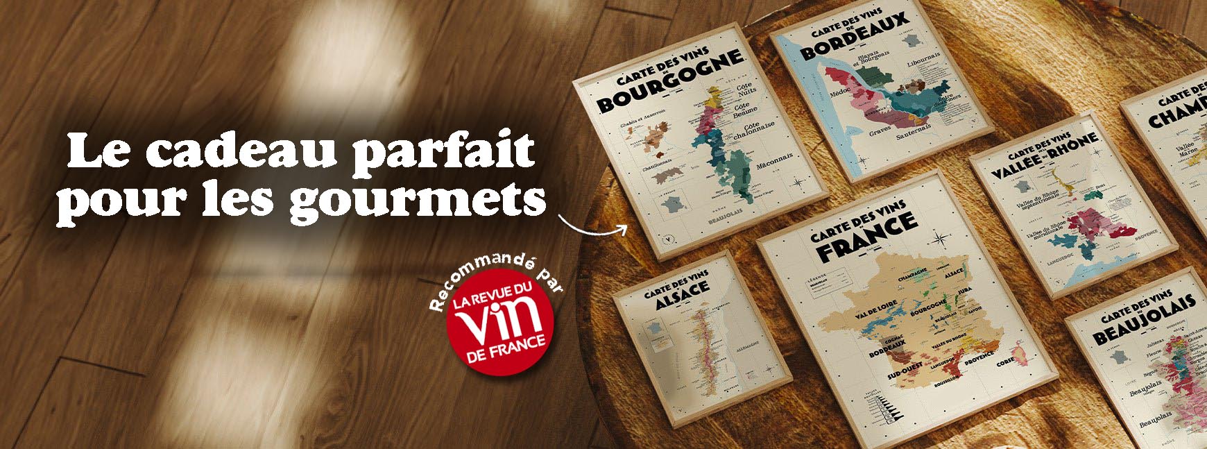 Les Routes du Vin - Carte de vins et affiches pour amoureux du vin